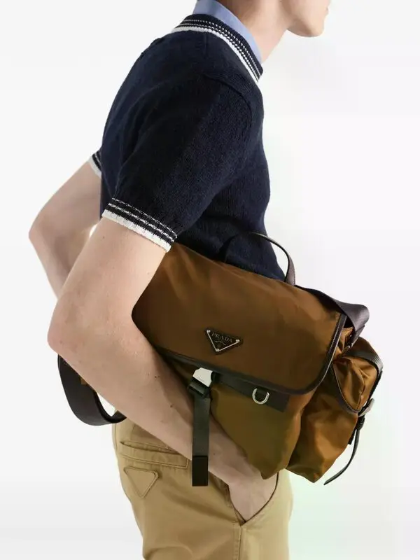 Prada Re-nylon Tote - Brown