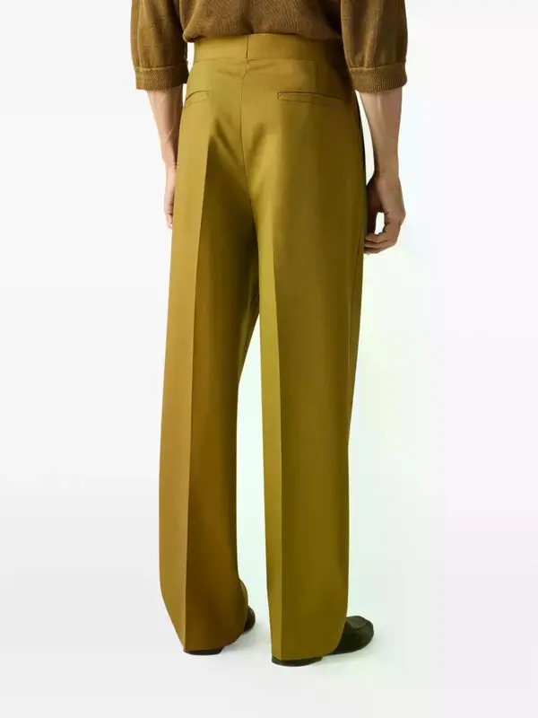 Zegna Pleated Trousers - Green