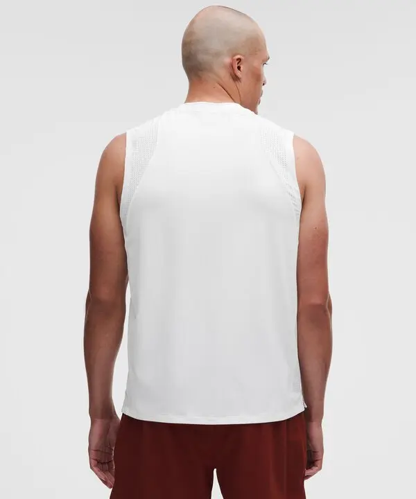 Lululemon Mesh-paneled Sleeveless Tennis Shirt - White
