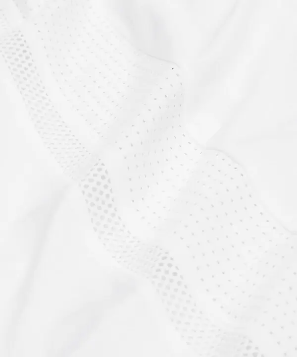 Lululemon Uv-protective Mesh Panelled Tennis Shirt - White