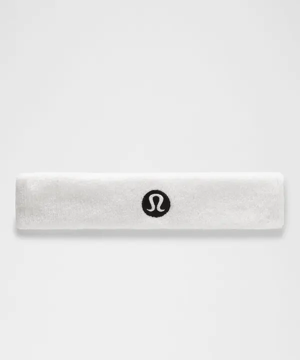 Lululemon High-pile Cotton Terry Sweatband - White
