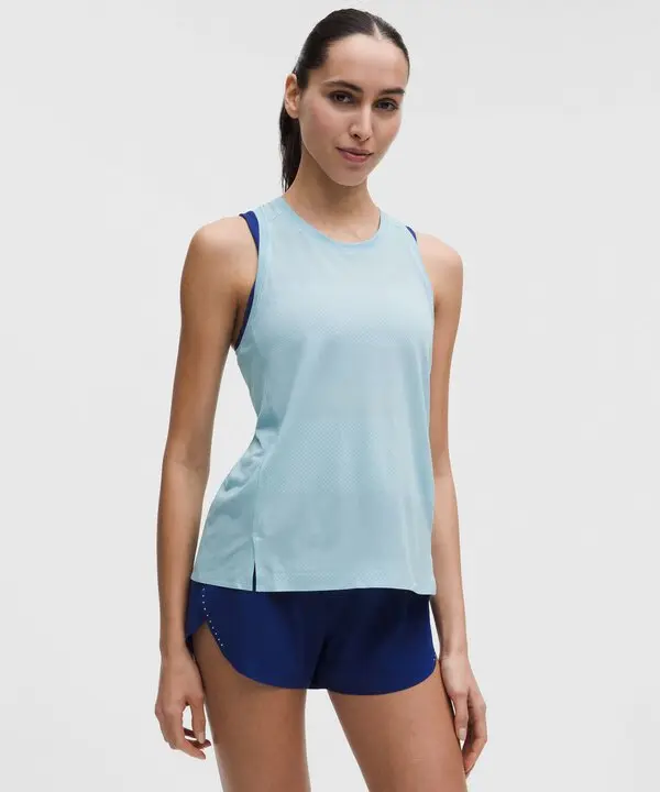 Lululemon Fast And Free Singlet - Foam Cloud