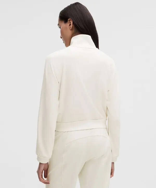 Lululemon Softstreme Pique Track Jacket - Light Ivory