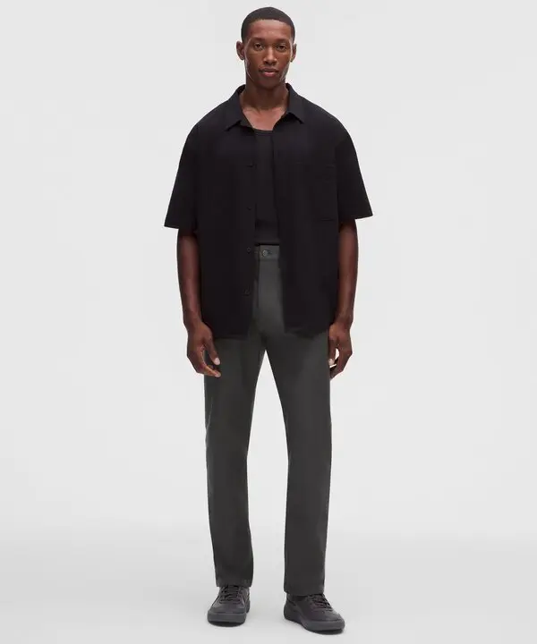 Lululemon Easy Five Classic-straight Pant 34l - Graphite Grey