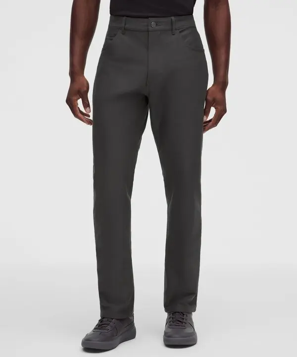Lululemon Easy Five Classic-straight Pant 34l - Graphite Grey