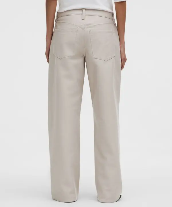 Lululemon Easyfive Low-rise Wide-leg Pants - Downtown Tan