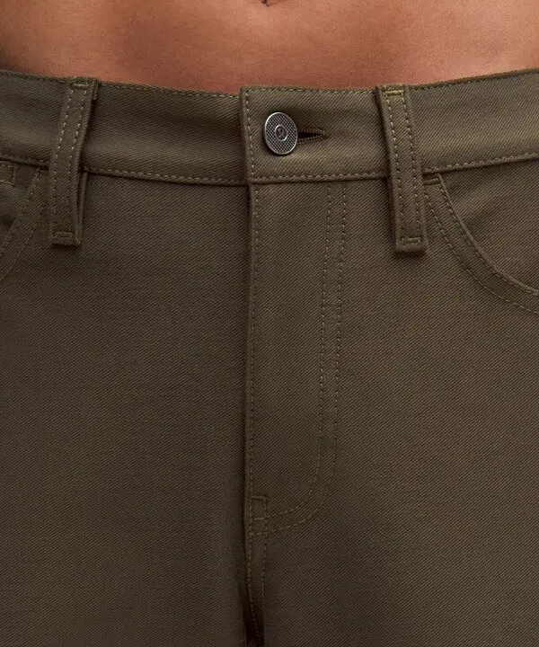 Lululemon Easyfive Low-rise Wide-leg Pants - Olive Brown