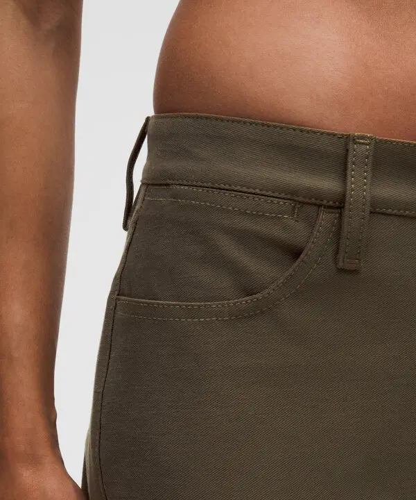 Lululemon Easyfive Low-rise Wide-leg Pants - Olive Brown