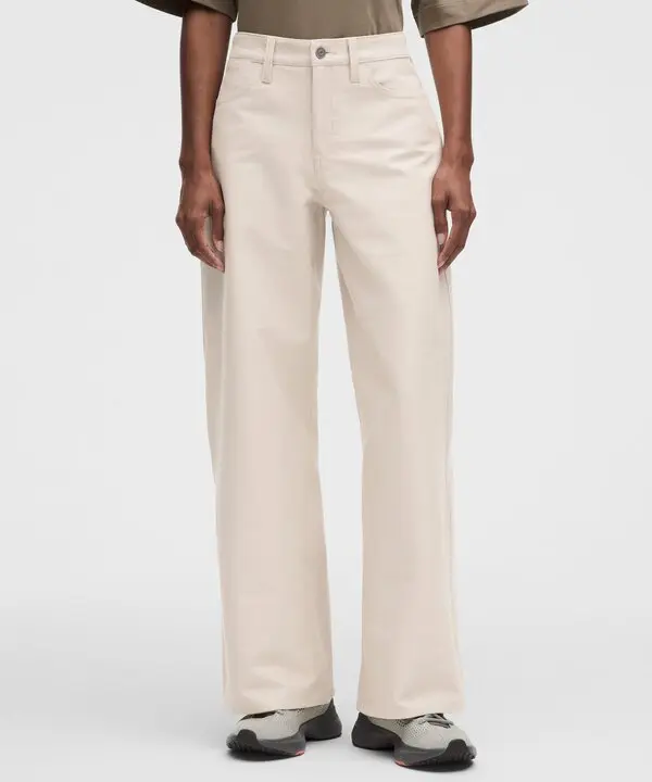 Lululemon Easyfive Low-rise Wide-leg Pants - Sand Dollar