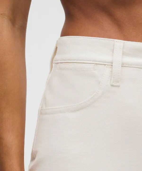 Lululemon Easyfive High-rise Subtle-flare Pant - Light Ivory