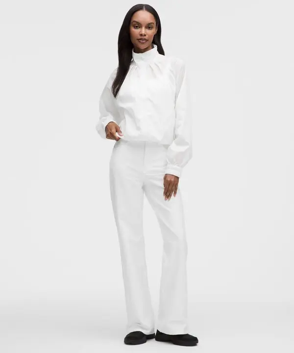 Lululemon Easyfive High-rise Subtle-flare Pant - White