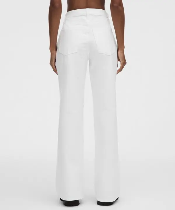 Lululemon Easyfive High-rise Subtle-flare Pant - White