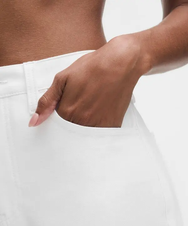 Lululemon Easyfive High-rise Subtle-flare Pant - White