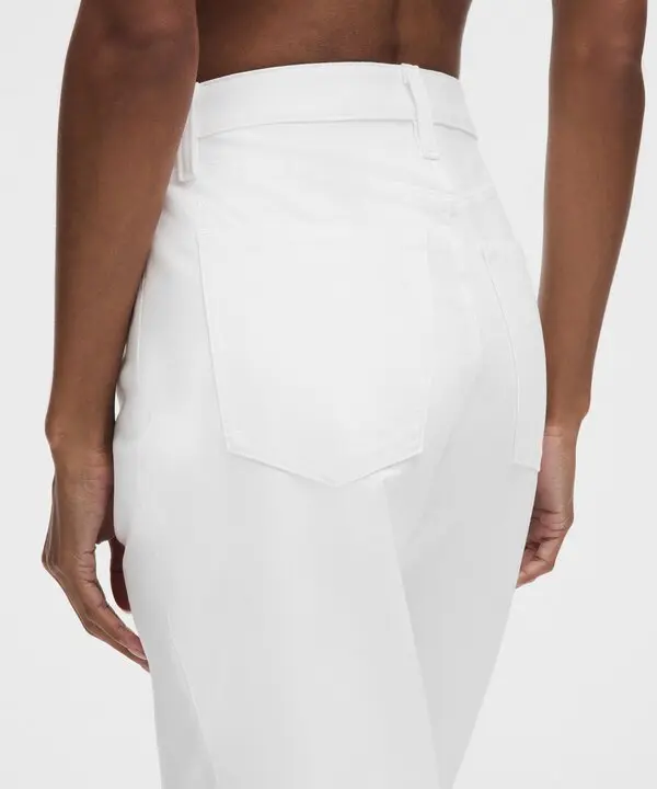 Lululemon Easyfive High-rise Subtle-flare Pant - White