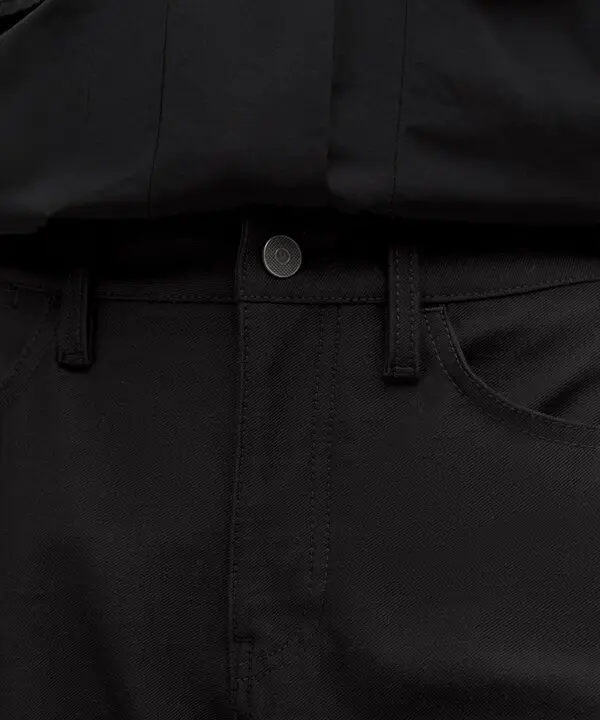 Lululemon Easyfive Mid-rise Relaxed-straight Pant - Black