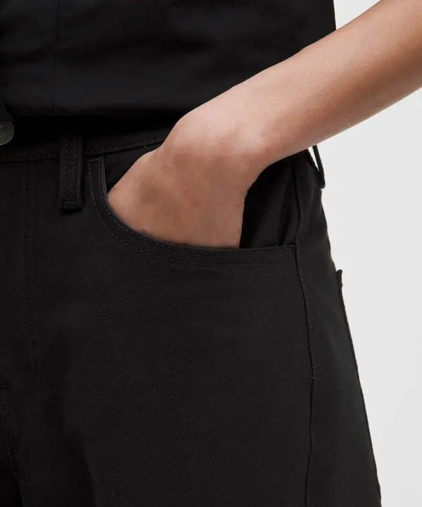Lululemon Easyfive Mid-rise Relaxed-straight Pant - Black