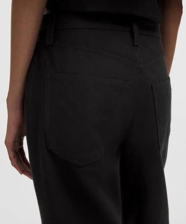 Lululemon Easyfive Mid-rise Relaxed-straight Pant - Black