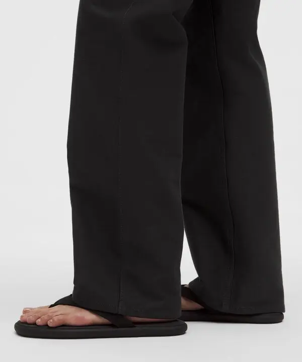 Lululemon Easyfive Mid-rise Relaxed-straight Pant - Black