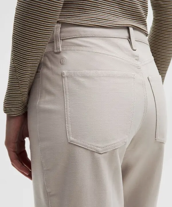 Lululemon Easyfive High-rise Subtle-flare Pant - Downtown Tan