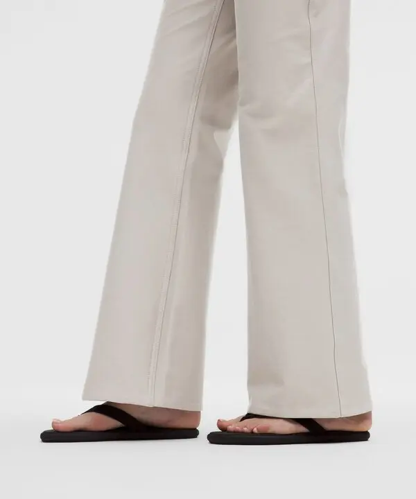 Lululemon Easyfive High-rise Subtle-flare Pant - Downtown Tan