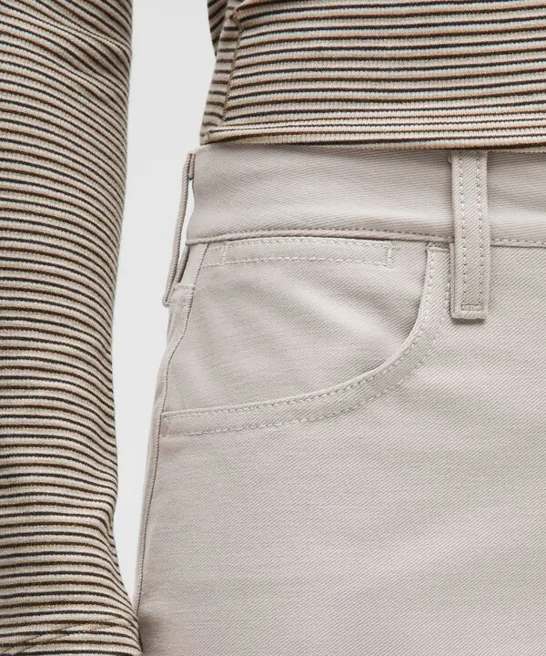 Lululemon Easyfive High-rise Subtle-flare Pant - Downtown Tan