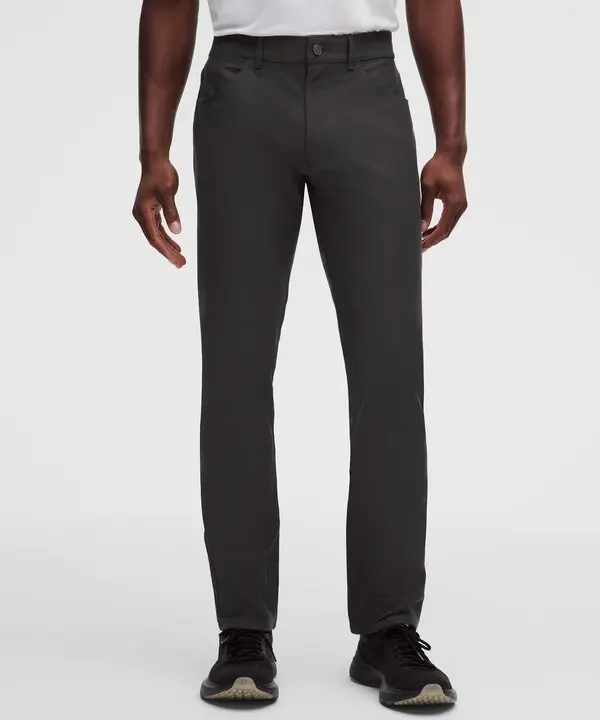 Lululemon Easy Five Slim-straight Pant 34l - Graphite Grey