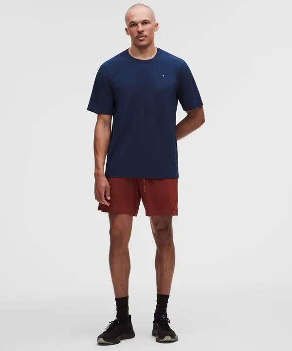 Lululemon Mesh-paneled Tennis Short - Cranberry Charm