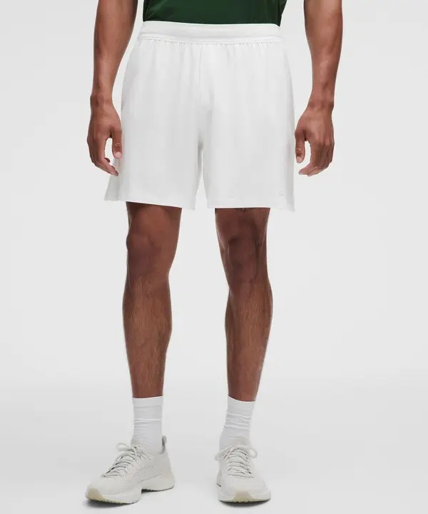Lululemon Mesh-paneled Tennis Short - White