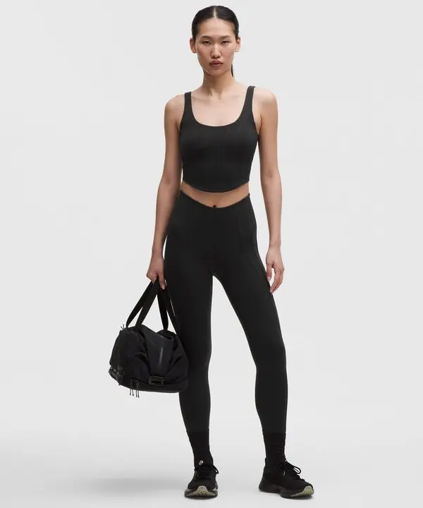 Lululemon Ultralu Corset-stitch Tight 25 - Black