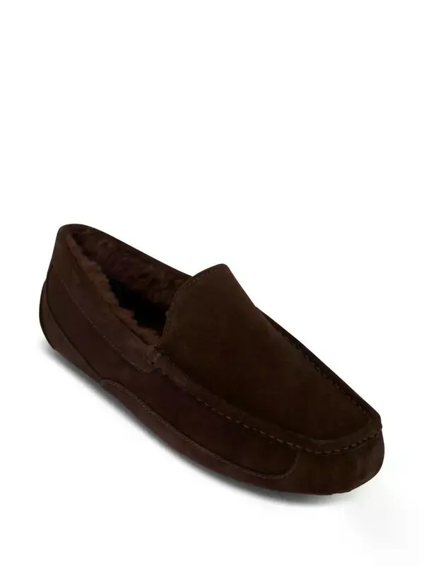 UGG Ascot Suede Slippers - Brown