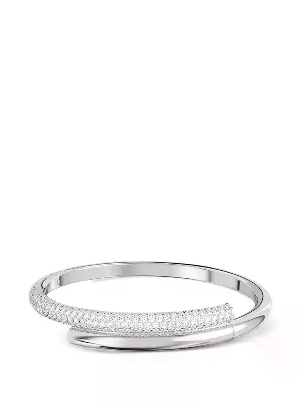 SWAROVSKI Dextera Crystal-embellished Bangle Bracelet - Silver