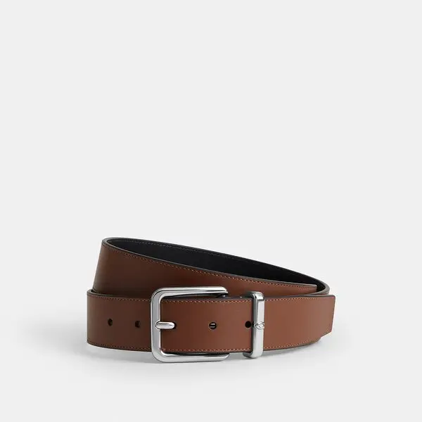 COACH Harness Buckle 35mm Belt - Redwood