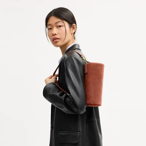 COACH Barrel Bag - Brass/clay
