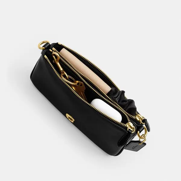 COACH Audrey Crossbody Bag - Brass/black