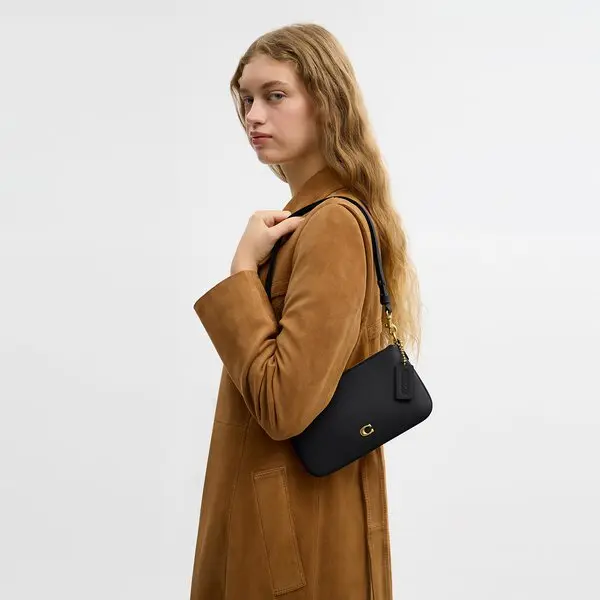 COACH Audrey Crossbody Bag - Brass/black