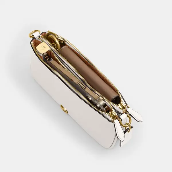 COACH Audrey Crossbody Bag - Brass/chalk