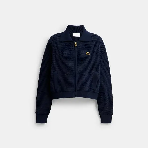 COACH Zip-front Cardigan