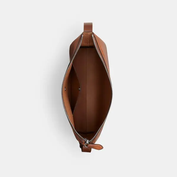 COACH Mott Messenger Bag 38 In Loved Leather - Saddle/burnt Sienna