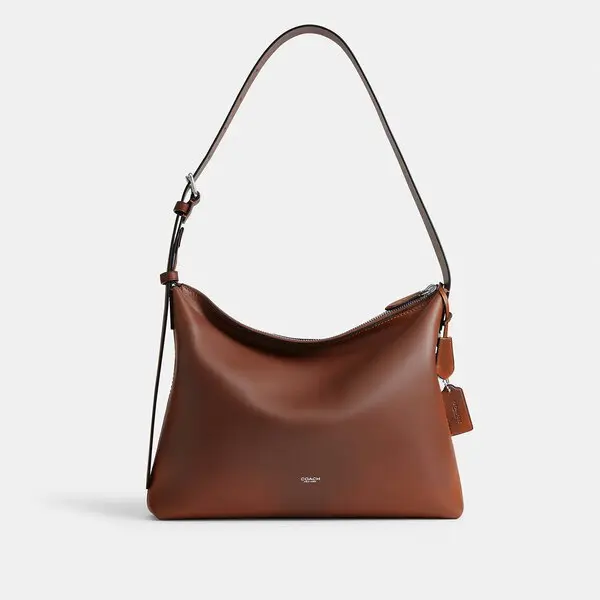 COACH Mott Messenger Bag - Saddle/burnt Sienna