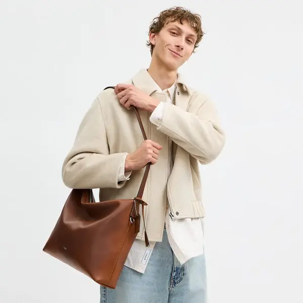 COACH Mott Messenger Bag 38 - Saddle/burnt Sienna