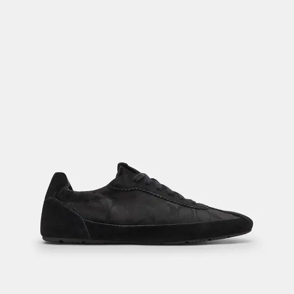 COACH Signature Nylon Soft Sneakers - Black