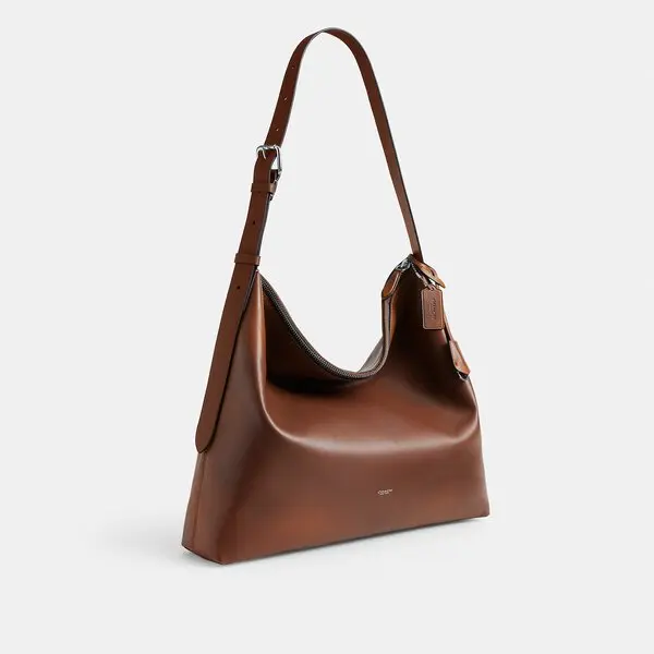 COACH Mott Messenger Bag - Saddle/burnt Sienna