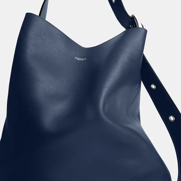 COACH Bleecker Bucket Bag 36 - Navy