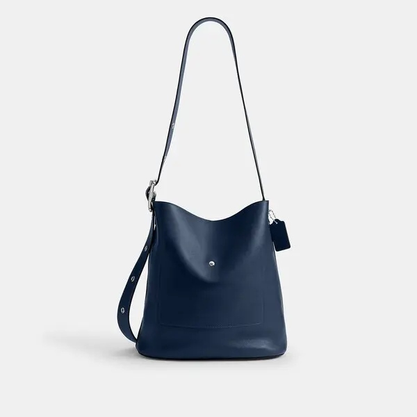 COACH Bleecker Bucket Bag 36 - Navy