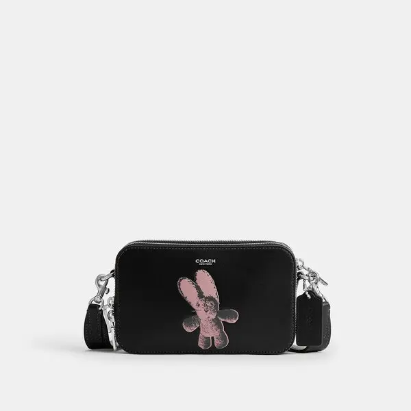 COACH Clinton Crossbody Bag With Graphic - Black