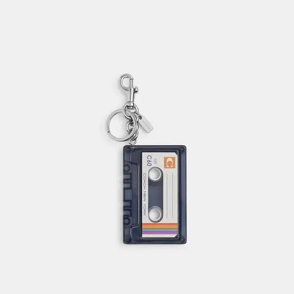 COACH Cassette Bag Charm - Black