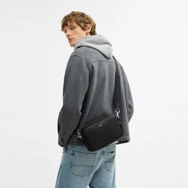 COACH Radio Camera Bag - Black