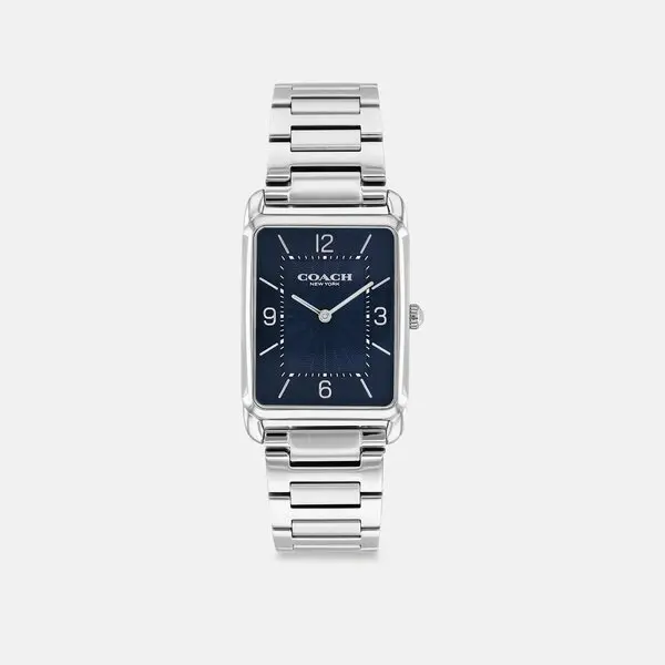 COACH Rectangular Bracelet Watch - Stainless Steel