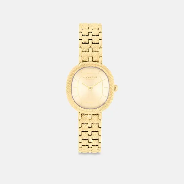 COACH Harlow Watch, 23.8mm X 26mm - Gold