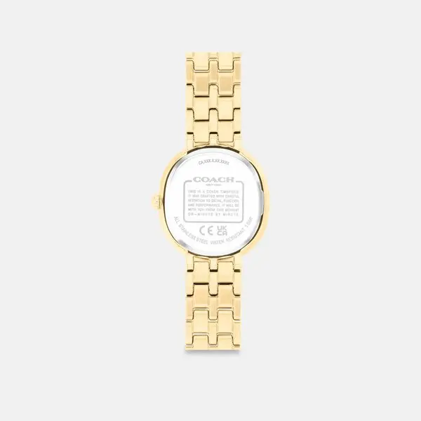 COACH Harlow Watch, 23.8mm X 26mm - Gold
